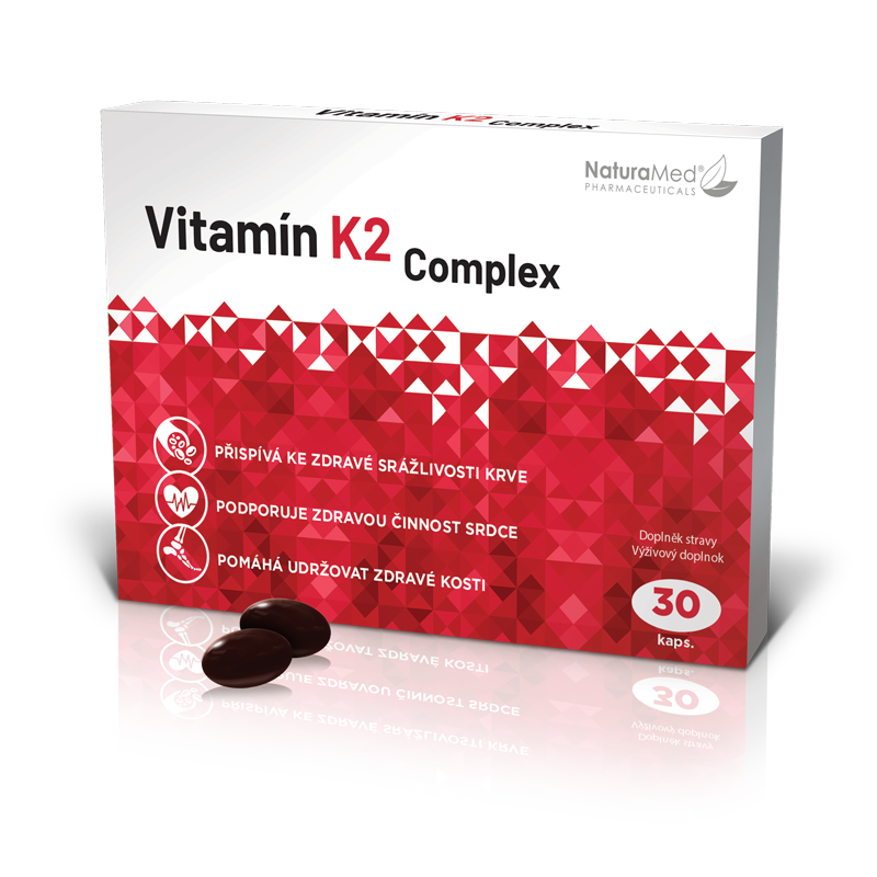 Vitamín K2 Complex - měsíční balení | Naturamed Pharmaceuticals